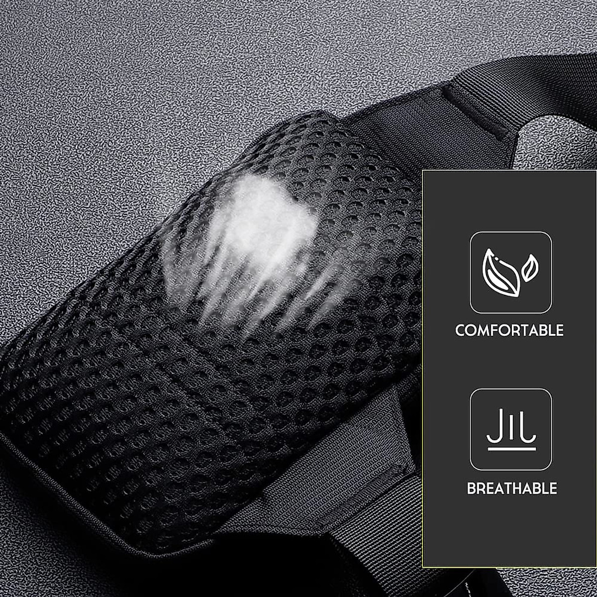 simptech Mini Crossbody Sling Bag Chest Bag Dual Pocket Water Resistant Fanny Pack Running Phone Holder for Men Women Workout Travelling