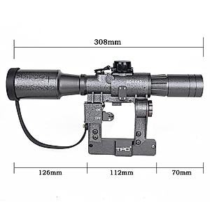 SD6X42 SV-D 6X42 POSP Rifle Scope with Side Rail Mount