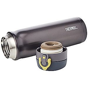 Thermos Direct Drink Flask, Charcoal, 470 ml