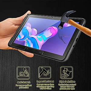 Orzero (2 Pack) Tempered Glass Screen Protector Compatible for Samsung Galaxy Tab Active4 Pro 2022/Galaxy Tab Active Pro 10.1 inch 2019 SM-T540/T545/T547, HD 9 Hardness Anti-Scratch Full-Coverage
