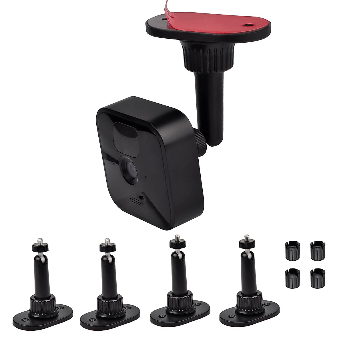 4 Pack Strong Adhesive Wall Mount for Blink Outdoor 4 (4th Gen) & (3rd Gen),Blink Outdoor Camera, No Drilling or Screw Secured Fixed,360 Degree Adjustable Wall Mount Bracket for Blink XT/XT2 Camera