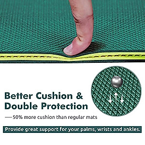 Ewedoos Yoga Mat Non Slip TPE Yoga Mats Exercise Mat Eco Friendly Workout Mat for Yoga, Pilates and Floor Exercise Thick Fitness Mat Carry Strap Included