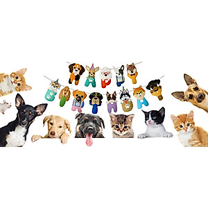 Dog Themed Birthday Party Supplies Dog Party Decorations Happy Birthday Banner Dogs Dog Party Decorations Puppy Birthday Banner