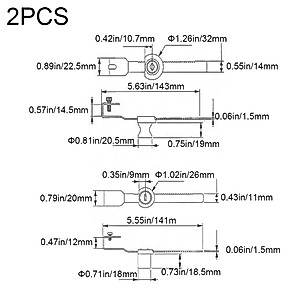 AOTISBAO 2 Set Sliding Glass Door Ratchet Locks Cabinet Door Locks Showcase Security Locks for Mail Box Showcase Door
