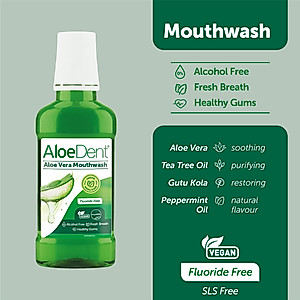 Aloe Dent Natural Mouthwash Aloe Vera 250ml