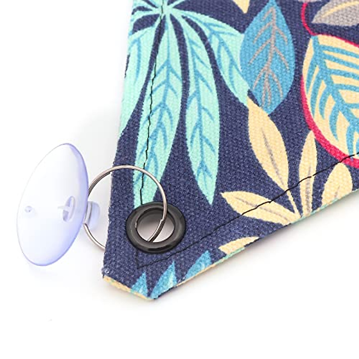 HRRIVE Reptile Bearded Dragon Hammock Lizard Lounger with Suction Cup for Reptile Tank Terrarium Decor Accessories, Breathable Fabric