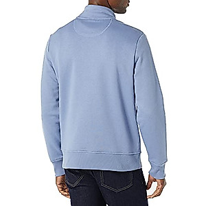 Amazon Essentials Men's Long-Sleeve Quarter-Zip Fleece Sweatshirt, Blue, XX-Large