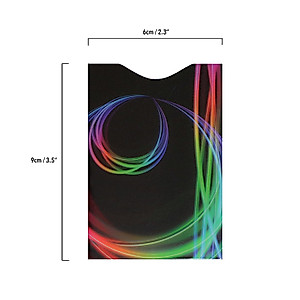 Kurtzy RFID Blocking Credit Card Protector Sleeves (8 Pack) - Contactless Card Security Holders for Men and Women - Prevent Identity Theft for Credit or Debit Cards - Slim Design to Fit Wallets/Purses