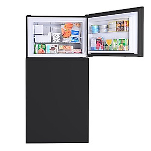 Kenmore 30 in. 18.1 cu. ft. Capacity Refrigerator/Freezer with Adjustable Glass Shelving, Humidity Control Crispers, Ice Maker, ENERGY STAR Certified, Black