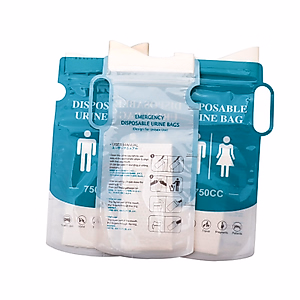12pcs Disposable Urine Bags Pee Bag for Travel Emergency Portable Urinal Bag Sap Bags Vomit Bags Unisex Urinal Bag