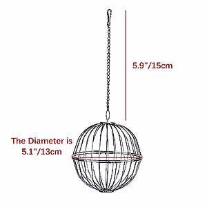 Chicken Treat Ball Chicken Vegetable Feeder Veggie Hanging Ball Toy for Hens Chicken Hanging Foraging Coop Toys for Hens