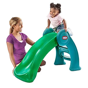 Little Tikes Go Green! Indoor Jr. Play Slide for Kids 1.5 to 4 Years | Recycled Plastic ,36.50"L x 17.50"W x 24.00"H