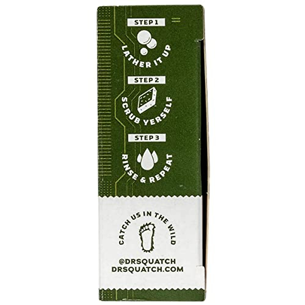 Dr. Squatch Spartan Scrub, 5 Ounce (Pack of 1), Green and Orange Swirl