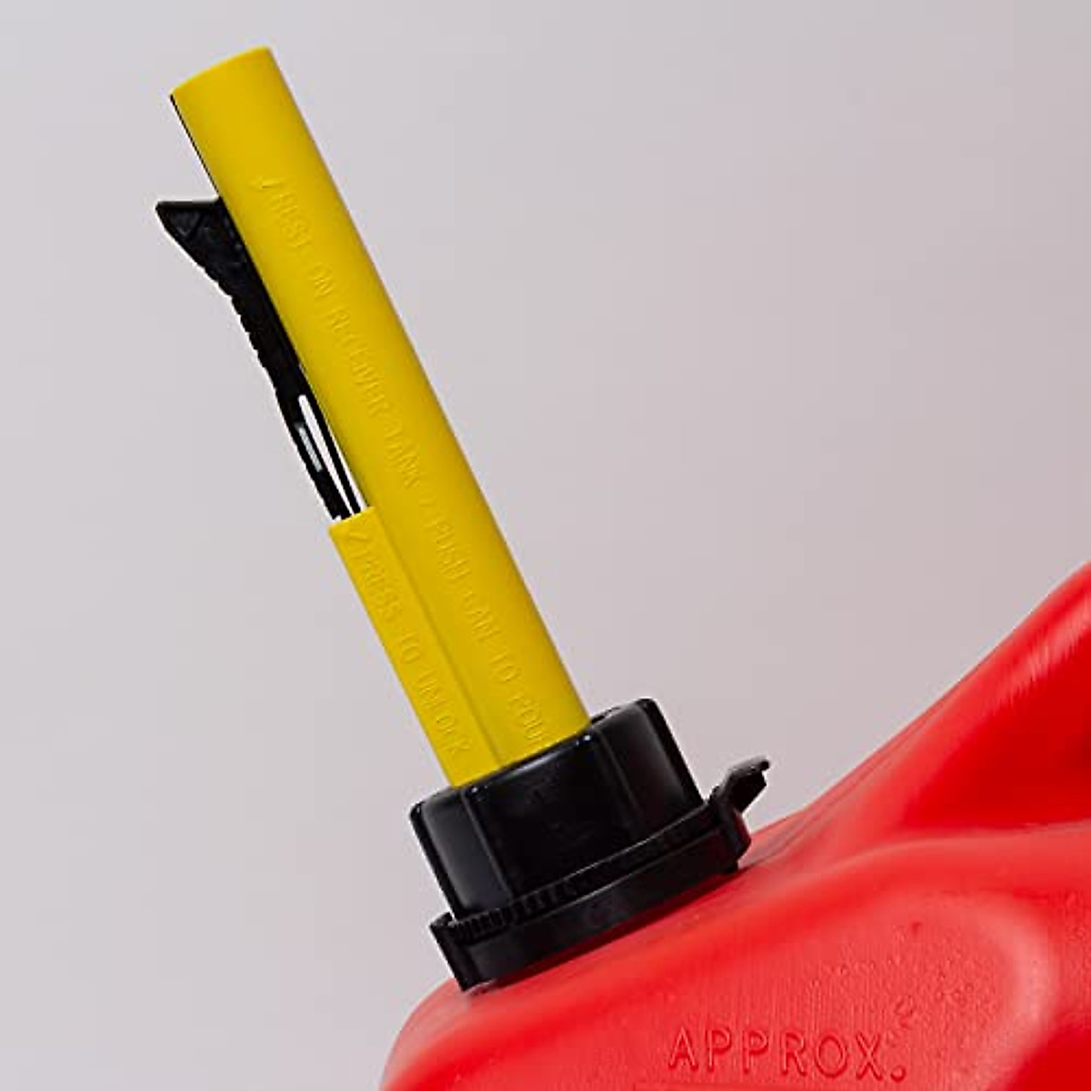 Scepter FG4RVG5 Military Style 5.3 Gallon Gas Can, Jerry Can Fuel Container with Self-Venting Spout, Red