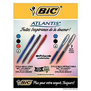 BIC Ball Pen, Medium Point, 0.7mm, Blue, 2ct