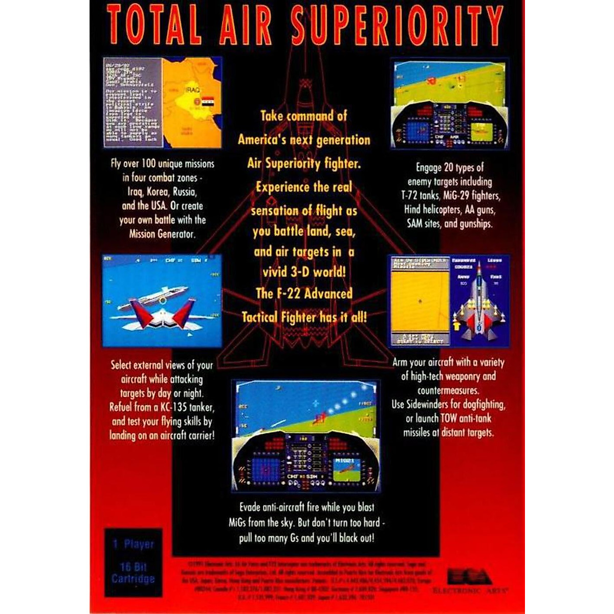 F-22 Interceptor - Sega Genesis