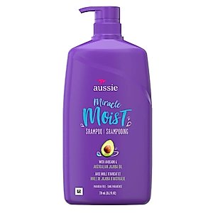 Aussie Shampoo Miracle Moist 26.2 Ounce Pump (778ml) (2 Pack)
