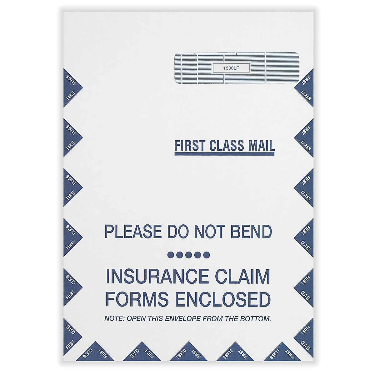 ComplyRight CMS 1500 Jumbo Right Window Envelope | 9 x 12.5| Healthcare Billing Envelope |Self Seal | Pack of 500