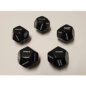 5X Deluxe 12 Sided Large Keyword & Shield Counters for Magic: The Gathering MTG CCG