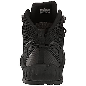 KEEN Men's NXIS Evo Mid Height Waterproof Hiking Boots, Triple Black, 11.5