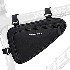 Sunpeak Bike Triangle Bag Bicycle Frame Pack Cycling Accessories Pouch for Cell Phone and Essentials