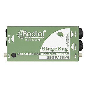 Radial StageBug SB-2 1-Channel Passive Instrument Direct Box