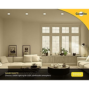 Goodlite A23 LED Light Bulb 27 Watt (225 Watt Equivalent) - Dimmable, High Output 4000 Lumens, Warm White 3000K (30K), Indoor and Outdoor, UL Listed, Long Lasting 10,000 Hours, 1 Count (G-20205)