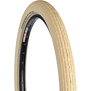 SCHWALBE - Fat Frank Cruiser and Road Wire Clincher Bike Tire | 26 x 2.35 | Active Line | Crème/Reflective