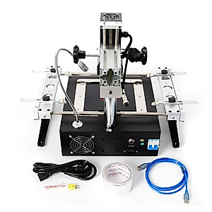 Soldering Stations Machine, IR6500 Infrared BGA Rework Station Repair Heating Reball Soldering Welding Welder 1250W Infrared Welding Machine Fit Xbox360 PS3