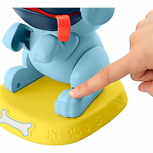 Mattel Games Puglicious Kids Game, Dog Treat-Stacking Challenge with Hungry Puppy, for Kids 5 Years & Older