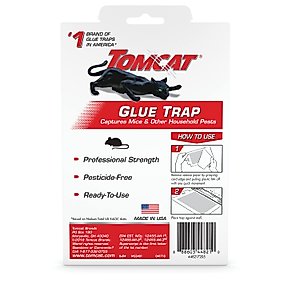 Tomcat Glue Traps with Professional Strength Glue, Ready-to-Use, 36 ct. Value Pack