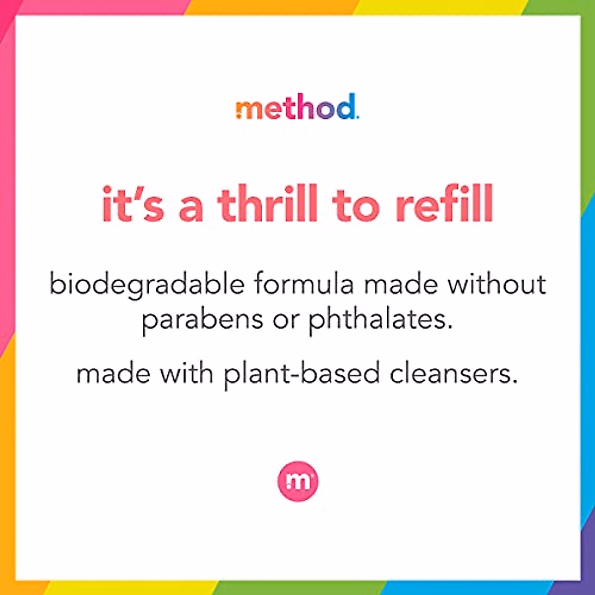 Method Foaming Hand Soap Refill, Orange Ginger, Recyclable Bottle, Biodegradable Formula, 28 fl oz (Pack of 4)