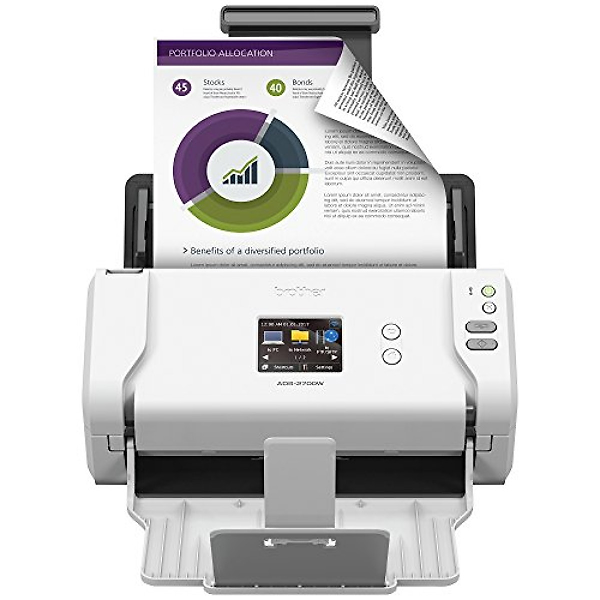 Brother ADS-2700W High-Speed Wireless Duplex Scanner