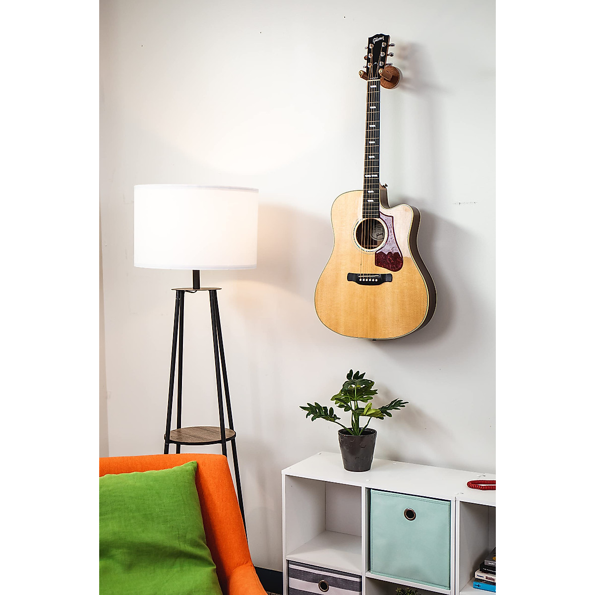 Levy's Leathers Electric Guitar Stand (LVY-FGHNGR-BRBN)