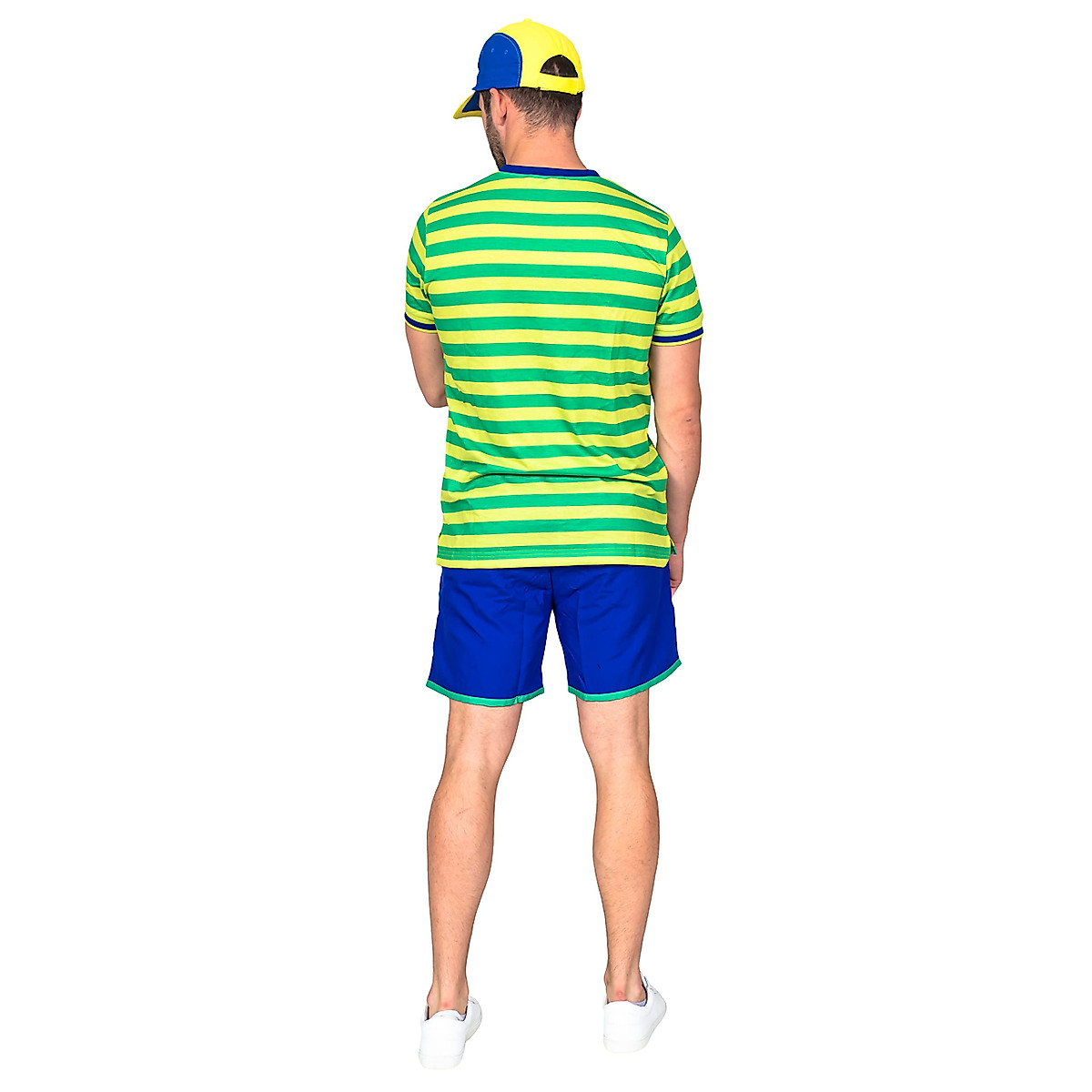 Costume Agent Bel Air Prince Green Shirt, Shorts and Hat Halloween Costume Cosplay