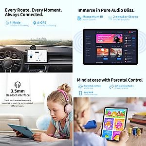 TECLAST Android 12 Tablet 10 inch Tablets P20S, Dual 4G SIM/SD LTE, 4GB RAM+64GB ROM(TF 1TB), 2.0GHz Octa core CPU, 800x1280 FHD, 2.4G/5G WiFi, 2 Speaker, Bluetooth 5.0, GPS, 2+5MP Camera, 6000 mAh