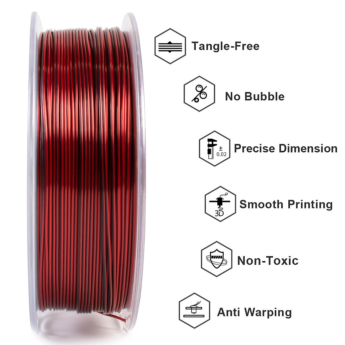 Geeetech Regular PLA Filament 1.75mm,3D Printer Consumables,Printing Materials Dimensional Accuracy +/- 0.03 mm,1kg Spool (2.2lbs), Fit Most FDM Printer,Blue