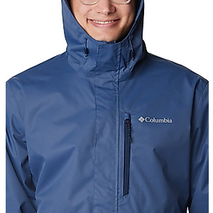 Columbia Men's Hikebound Jacket, Dark Mountain/Collegiate Navy, Medium