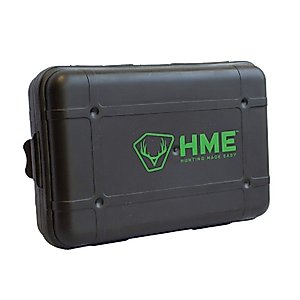 HME Archery Bow Hunting Storage Organizer Box Plastic Portable Lightweight Broadhead Case with Foam Padding
