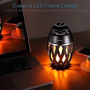 DiKaou Outdoor Bluetooth Speaker, Gifts for Men Dad Women, Torch Outdoor Speakers Wireless, BT5.0 Stereo Speaker with HD Audio and Enhance Bass, Unique Christmas Birthdays Gifts for Men Him Father