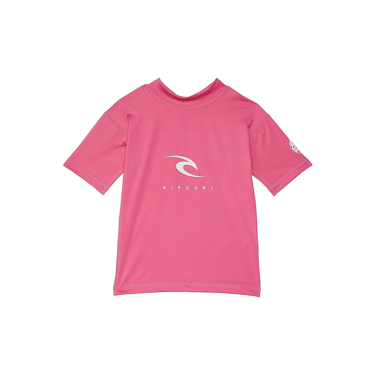Rip Curl Boy's Corp Short Sleeve UV (Toddler/Little Kids) Pink 1 Toddler