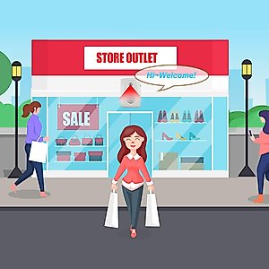 waytronic Replaceable Voice PIR Infrared Motion Sensor Activated Welcome Doorbell for Shop Store Christmas MP3 Audio Files to Play Speech，Sound Player Speaker with USB Cable(White)