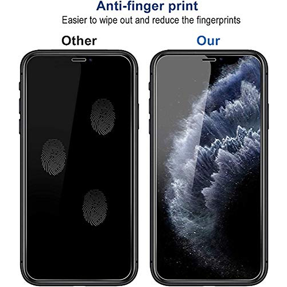 ToneGod iPhone Xs Max Screen Protector, iPhone 11 Pro Max Screen Protector [3 Pack, 6.5"] 9H Hardness Tempered Glass Screen Protector for iPhone Xs Max/ 11 Pro Max, Case Friendly, Anti-Scratch