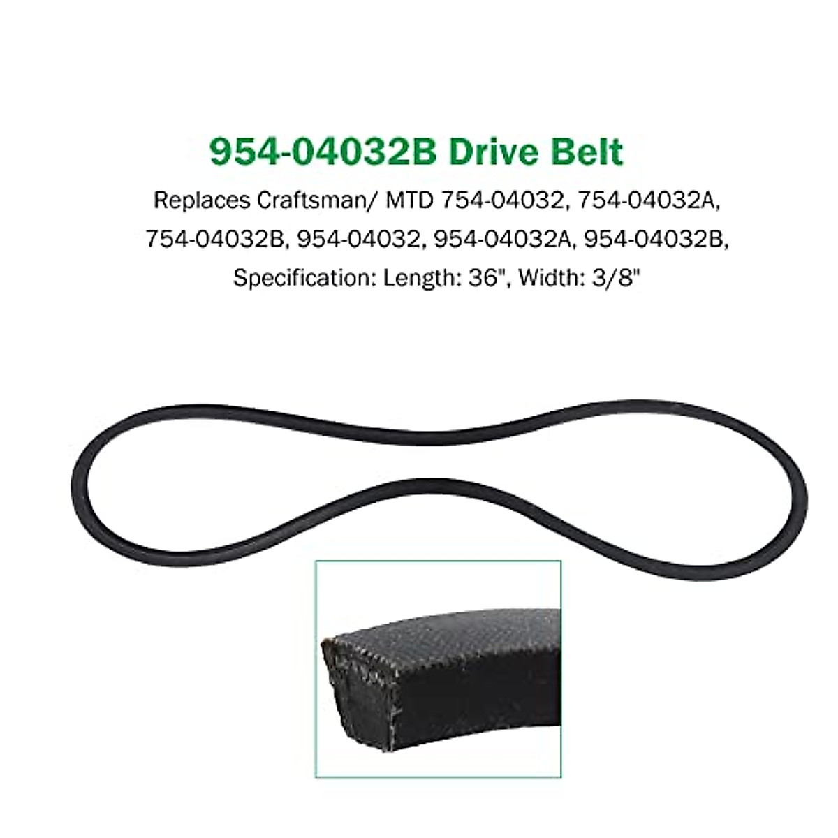 POSFLAG 753-0613 Snowblower Auger Kit Replaces 721-0287, 731-0780, 731-0782, 31-0781, 931-0782A with 954-0101A Drive Belt 954-04032B Drive Belt 946-0910A Clutch Cable for MTD Snowblower Parts Tillers