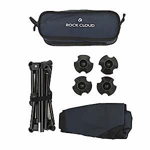 ROCK CLOUD Portable Camping Chair Ultralight Folding Chairs Outdoor for Camp Hiking Backpacking Lawn Beach Sports Blue
