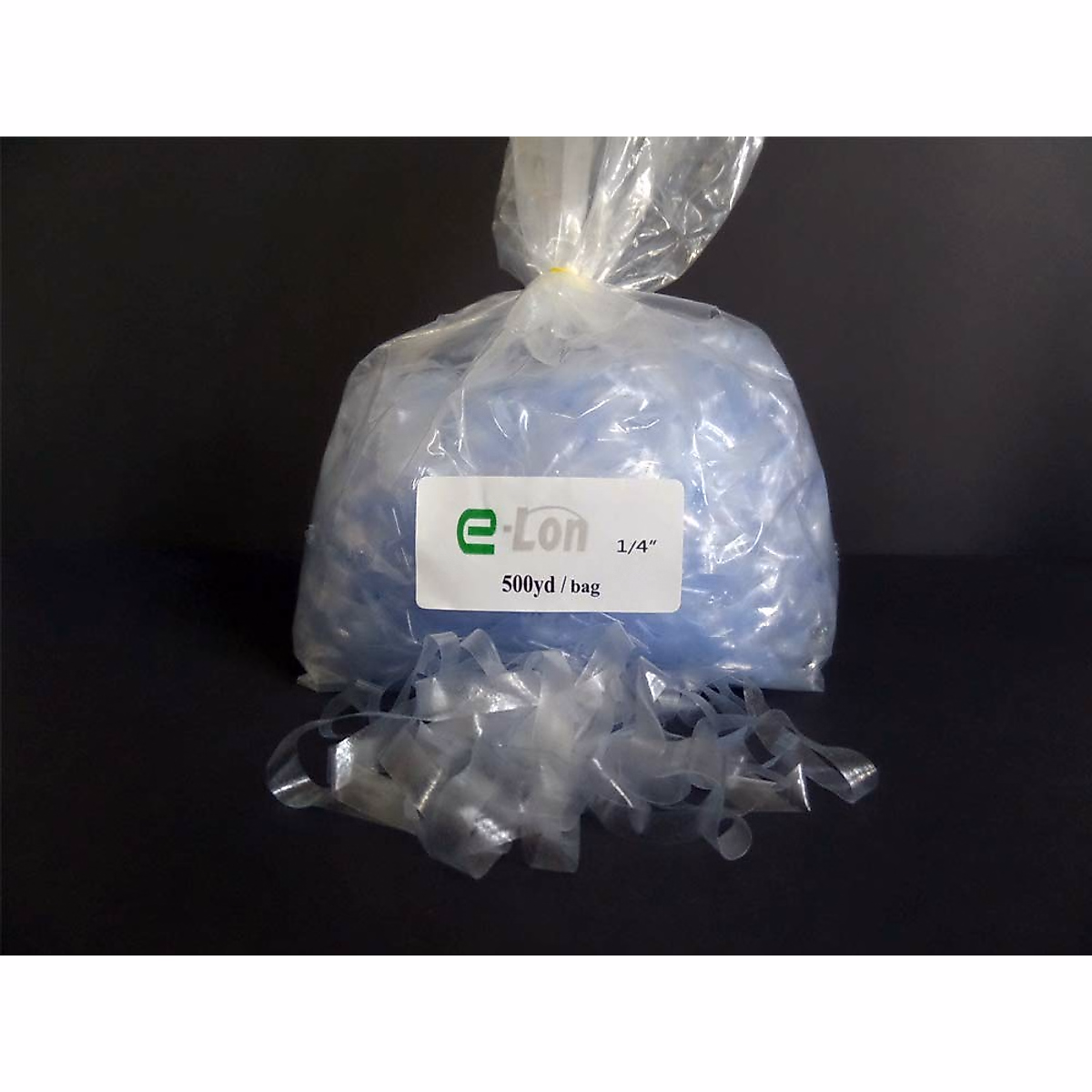 D.I.Y 1/4" Clear Elastic, 100% Thermoplastic Polyurethane, Small Packaging by Anytape Korea, 10 Yard, 30 Yard, and 500 Yard Packaging Available (1/4" Clear 500 Yard)