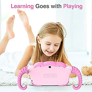 Tablet for Kids 7 Kids Tablet for Toddlers Tablet, 64GB Children Tablet, Kids Edition Tablet for Toddler Learning Tablet for Boys Girls with WIFI, Dual Camera, Touch Screen, Parental Control, Netflix