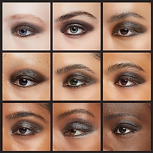 e.l.f. Liquid Glitter Eyeshadow, Long Lasting, Quick-Drying, Opaque, Gel-Based Eyeshadow For Creating High-Impact, Multi-Dimensional Eye Looks, Black Magic, 0.10 Fl Oz