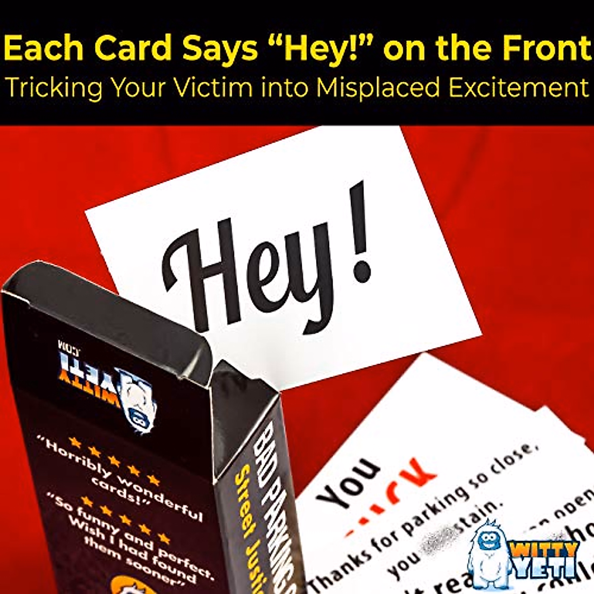 Super Funny, Crude Bad Parking Cards 50 Pack. Prank Idiot Parkers and Get the Satisfaction of Revenge With Hilarious NSFW Novelty Notices. Gag Note Cards Make Great Xmas Stocking Stuffers for Ages 18+