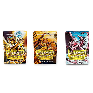 Dragon Shield Bundle: 13 Packs of 60 Count Japanese Size Mini Matte Card Sleeves - All Available Colors - 780 Sleeves